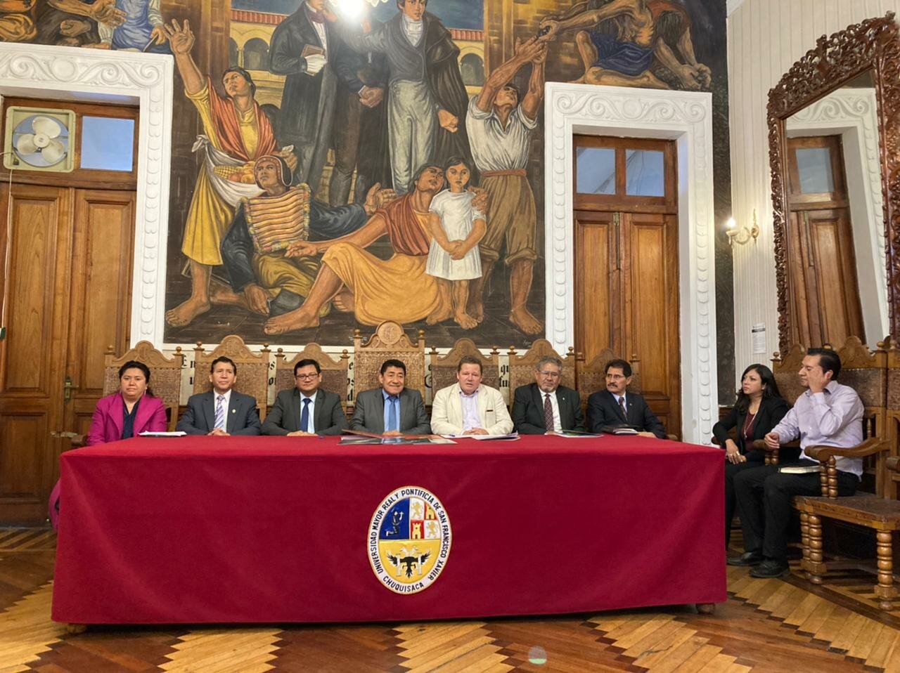 USFX y HELVETAS firman convenio | Helvetas