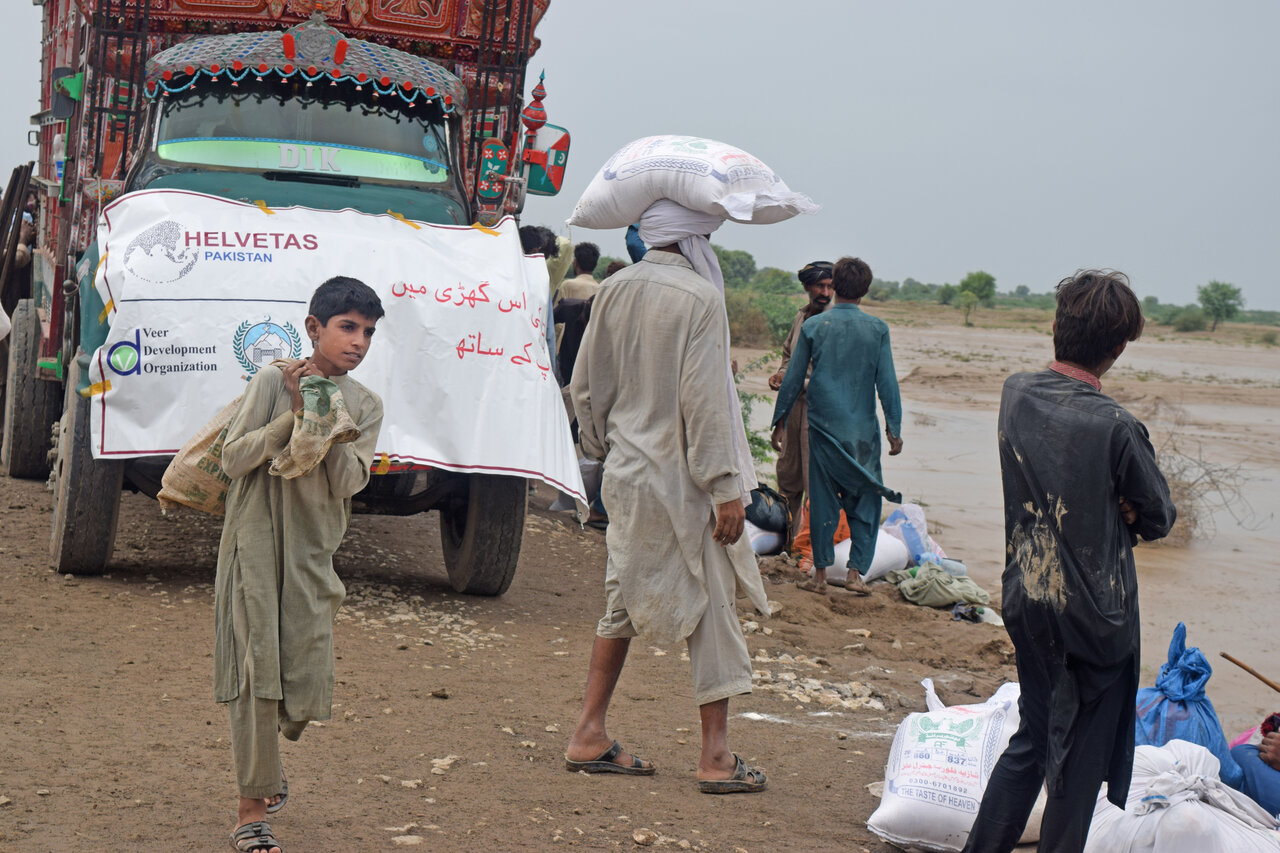 Aussergewöhnliche Überschwemmungen in Pakistan | Helvetas